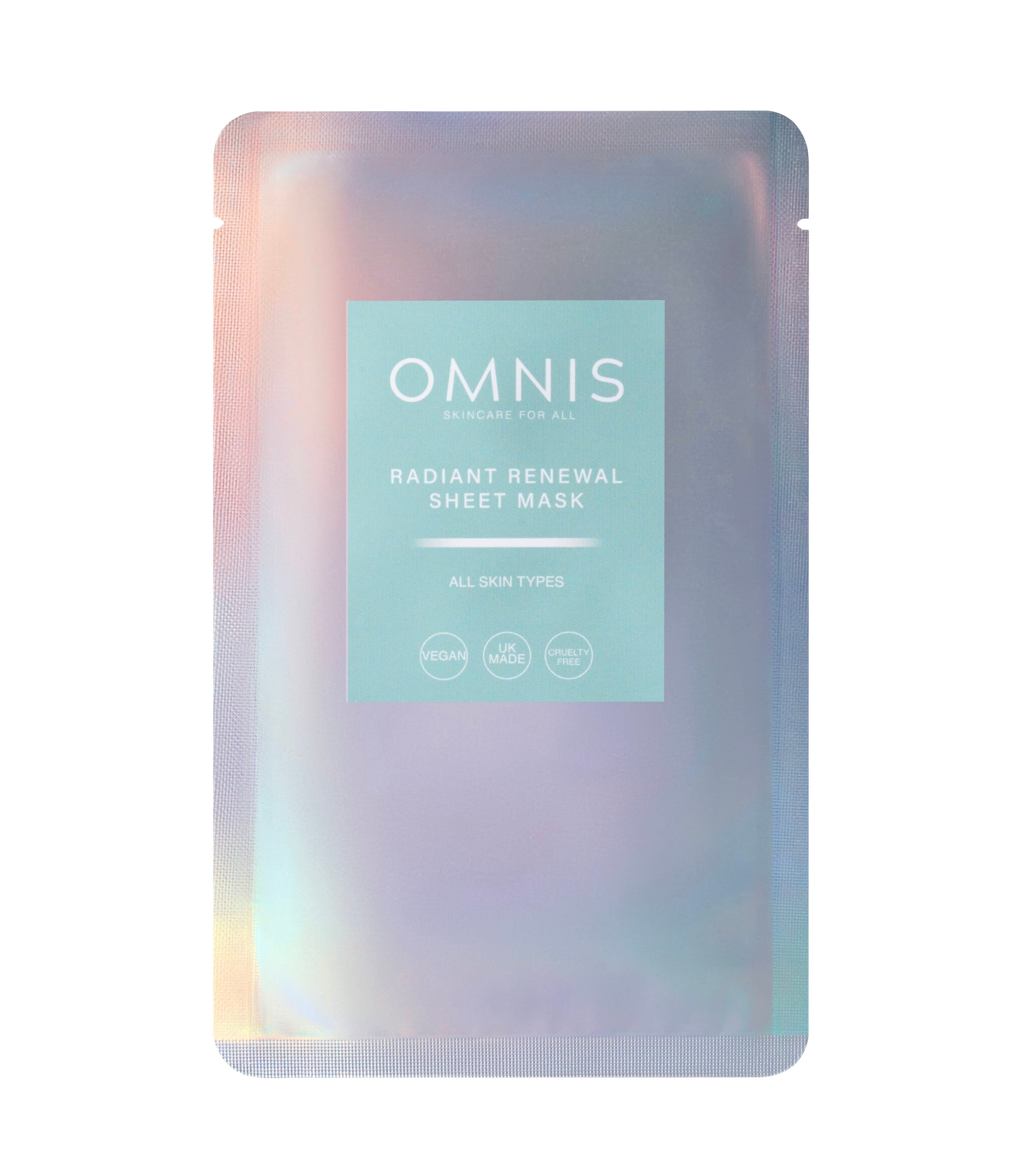Omnis Beauty, Radiant Renewal Sheet Mask – AGORA HEALTH